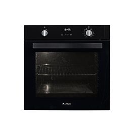 CAO610BP 60cm Electric 11 Function Pyrolytic Oven Black Glass