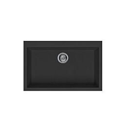 Granitek 790 Single Bowl Sink NTH 790x500mm Black