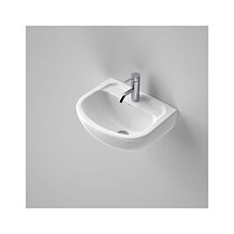 Faun 450 Round Wall Basin 450x355mm 1TH without overflow White