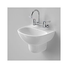 Care 500 Round Wall Basin 500x405mm NTH without overflow White