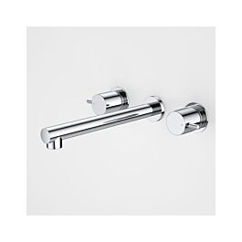 Luna Lever Bath Set 250mm Chrome