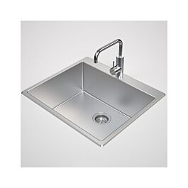 Compass 630 70lt Laundry Sink 1TH 630x560x256mm S/Steel