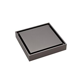 Fienza Tile 2-in-1 Floor Waste Sqaure 100x100x88mm Gun Metal
