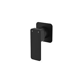 Tono Wall Mixer w/- Small Square Plate Matte Black Lead Free