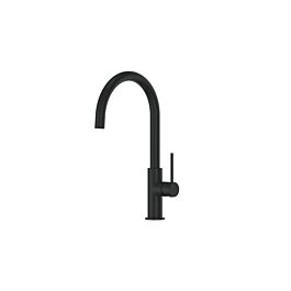 Maci 202 Round Gooseneck Sink Mixer 5 Star-6Lpm Matte Black