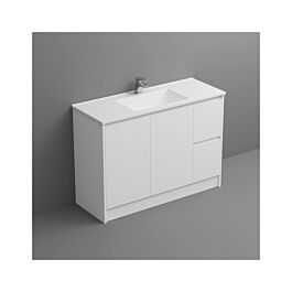 Sense Deluxe Vanity+Kick 1200mm 2-Door 2-R/H Drawers Gloss White ...
