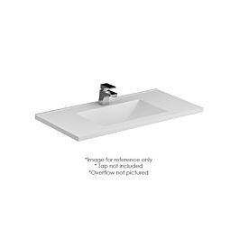 Polymarble Top w/- overflow to suit 900mm Neko Vanity 1TH