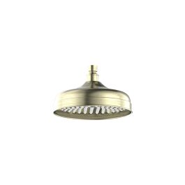 York 207 Overhead Shower Rose 207mm Round 3 Star-9Lpm Aged Brass