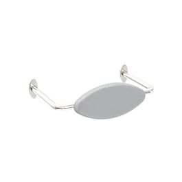 Mecca Care DDA Toilet Backrest Brushed Nickel