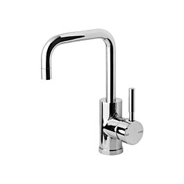 Vivid 160 Square Gooseneck Sink Mixer 4 Star - 7.5Lpm Chrome