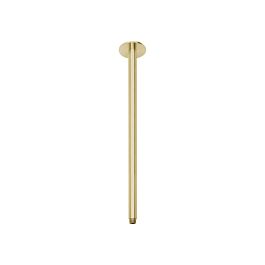 Vivid Ceiling Shower Arm Round 450mm Brushed Gold