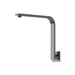 Vivid Slimline Square Gooseneck Shower Arm 316mm w/- Square Plate ...