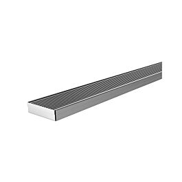 Flat Channel Drain HG 75x900mm w/- 65mm Outlet 316 S/Steel