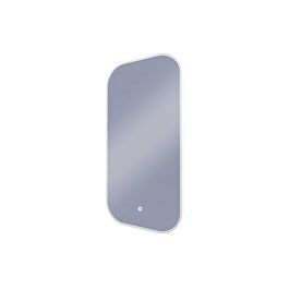 I-Series LED Mirror 455x905mm w/- Aluminium Frame Matte White