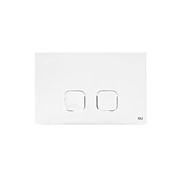 Plain Flush Plate Mechanical White