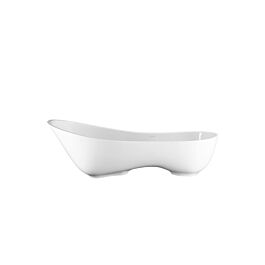 Cabrits 1743 Oval Freestanding Bath 1743x748x564mm Quarrycast White