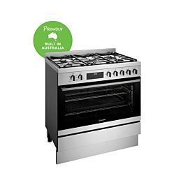 WFE9515SD 90cm Dual Fuel Freestanding Cooker Stainless Steel