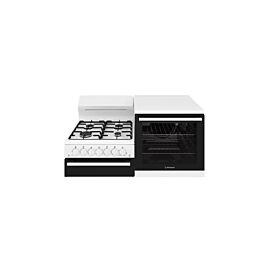 WDG110WCNG-RH Gas Elevated Cooker w/- 4 Burner Gas Hob White